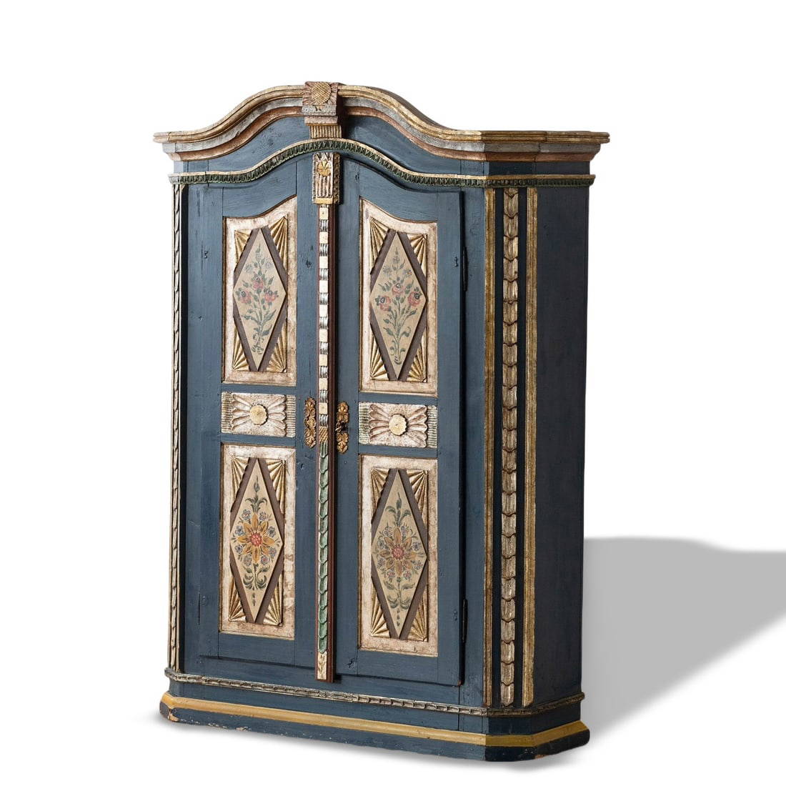 Austrian Handmade Tyrolean Antique Wardrobe Auction