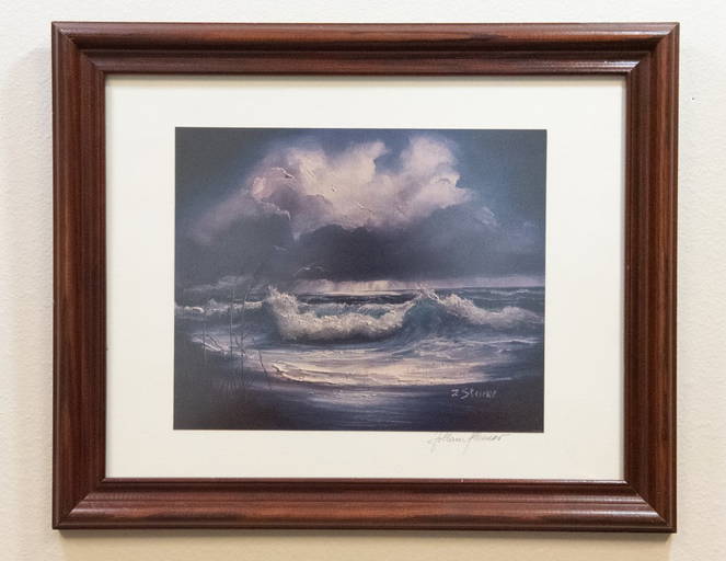 Zoltan Steiner 'beach Waves' Signed Print