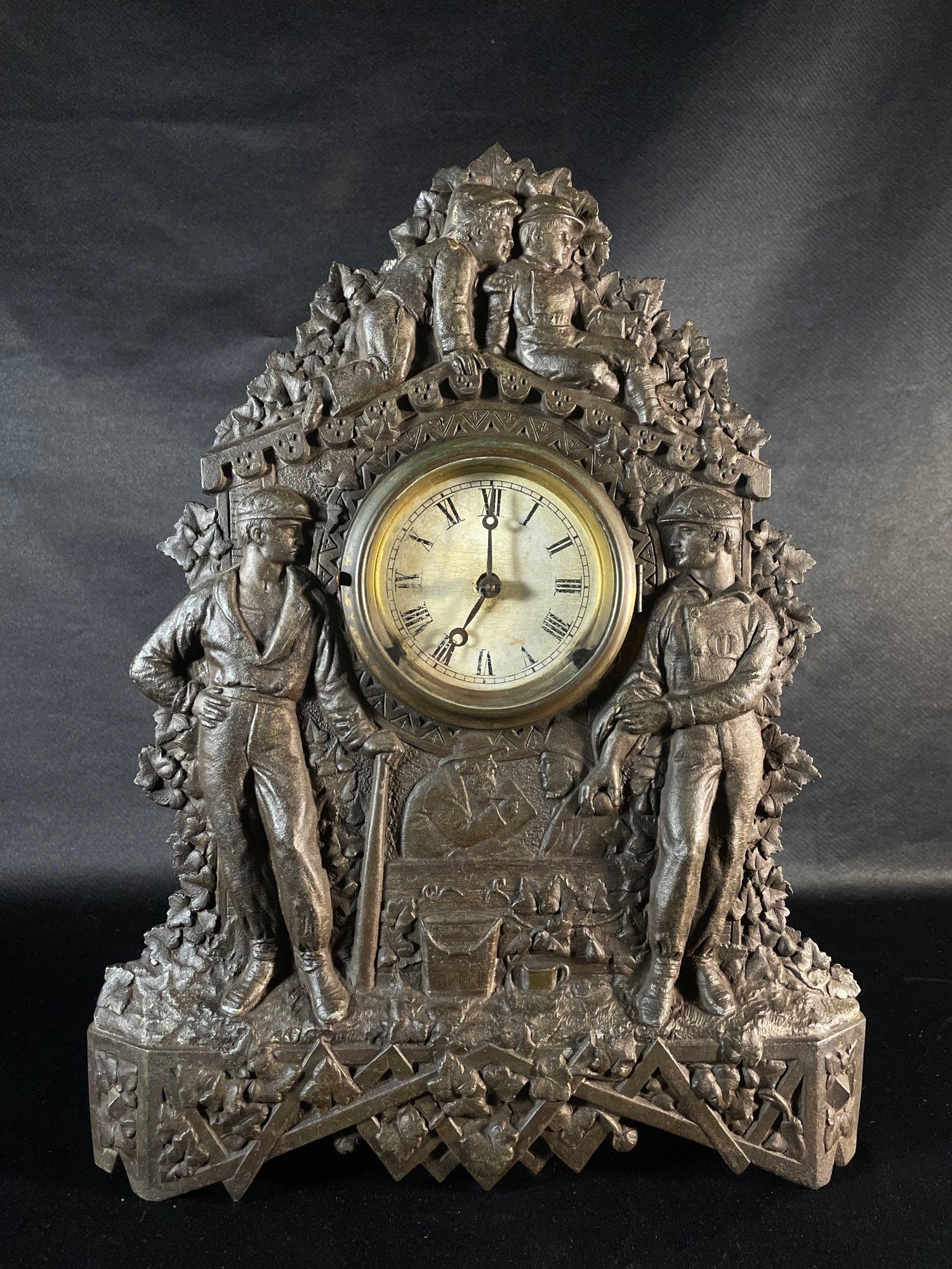 1876 Muller Baseball Clock created by brothers Nicholas and Karl Muller ...