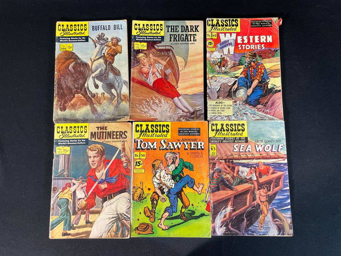 (6) Classic Illustrated Comic Books