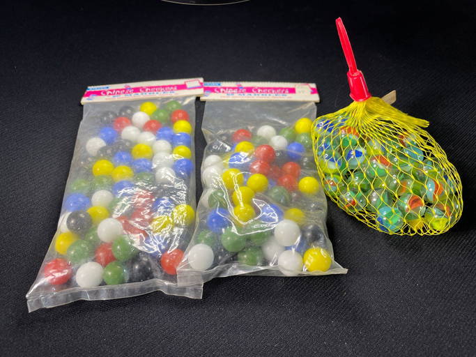 (3) Pre-Packaged Bags of Older Marbles (#1223) on Jun 10, 2022 | Macon ...