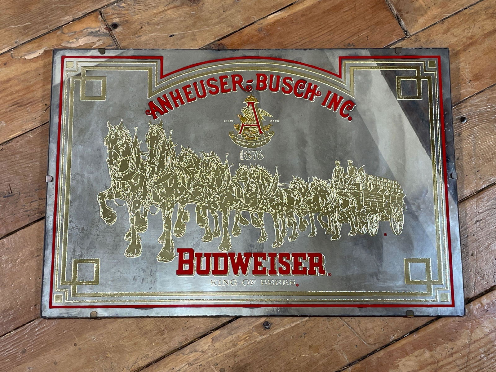 Anheuser Busch Inc. Budweiser Sign