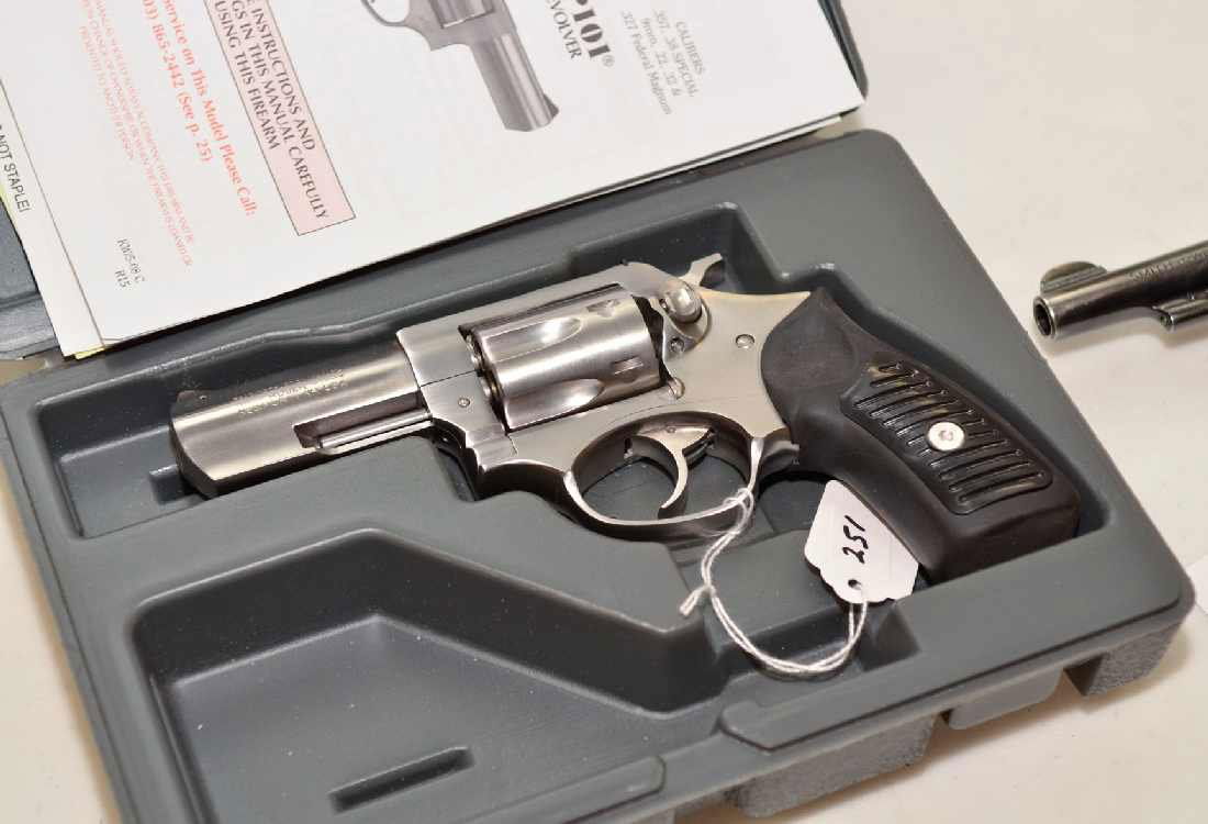 251: RUGER SP101 DOUBLE ACTION REVOLVER, .32 CALIBER. S