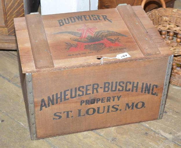 ANHEUSER-BUSCH WOODEN BEER CASE - Sep 14, 2013 | Macon Brothers ...
