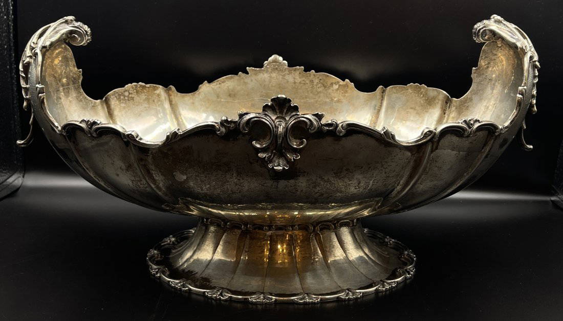 Stunning Large Sterling Silver Center Bowl Auction