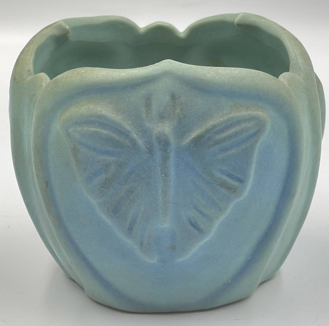 Small Van Briggle Butterfly Vase Auction