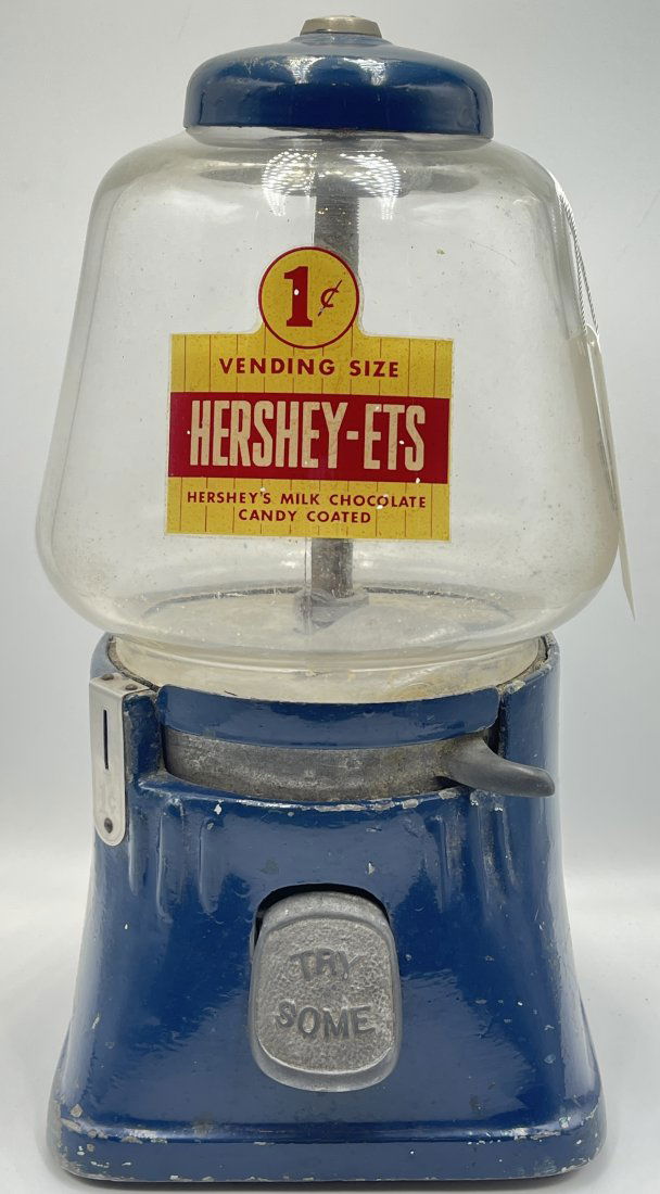 Vintage Hershey Ets 1 Cent Candy Vending Machine