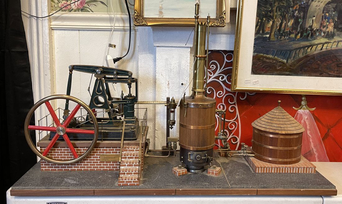 Salesman Sample Scale Model Of Working Steam Engine