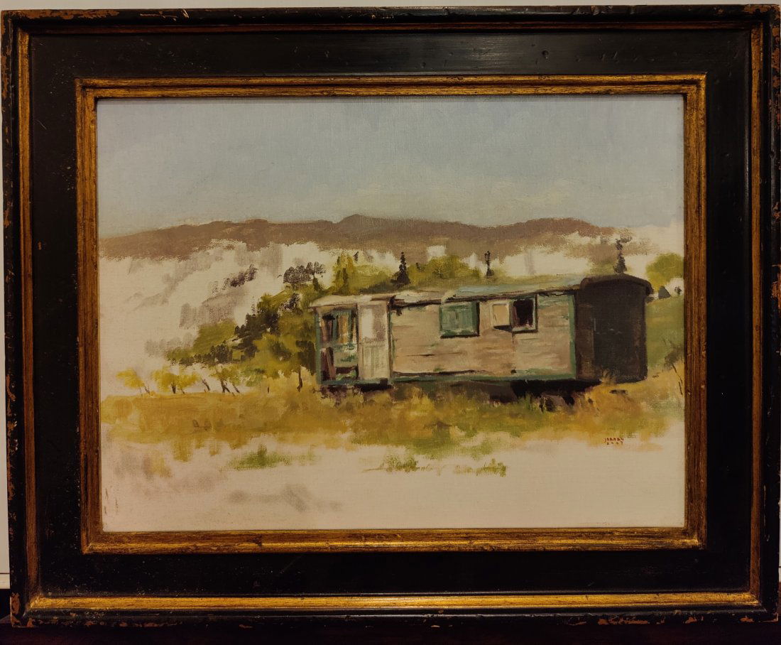 Jordan Sokol Contemporary O/c Titled The Caravan 2007 Auction