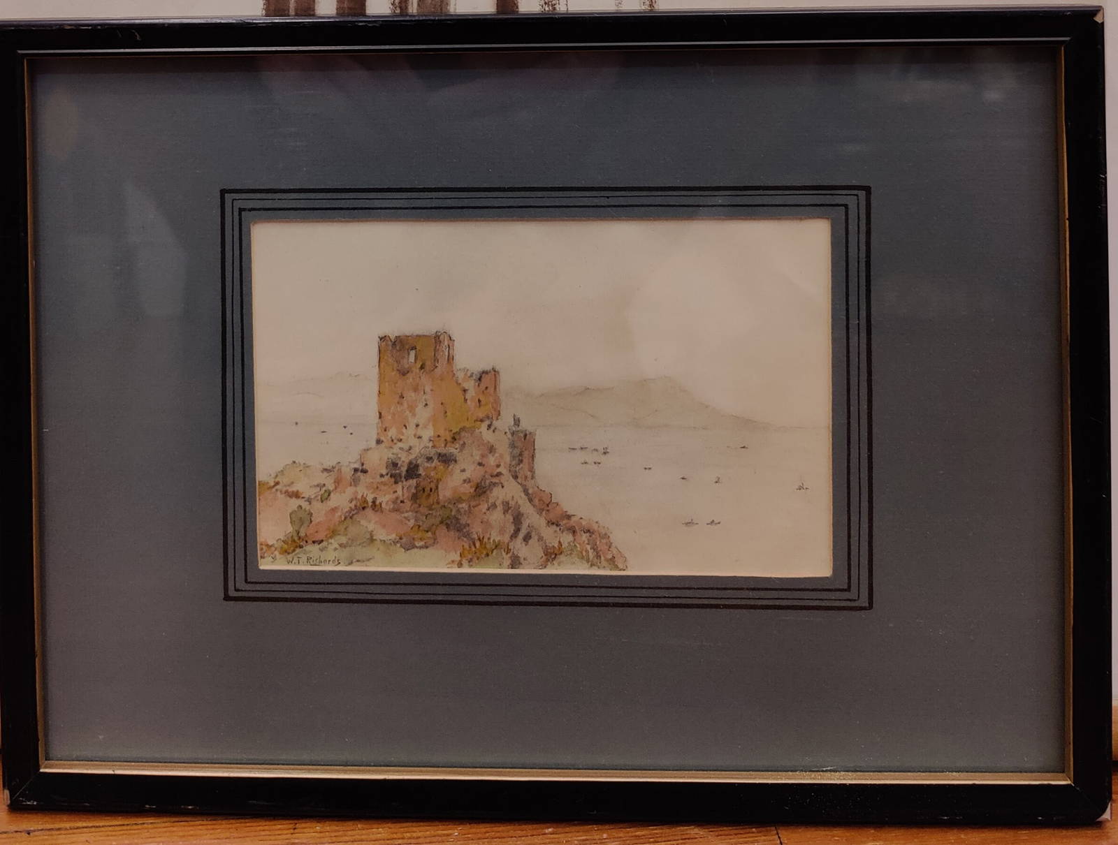 William T Richards Pencil And W/c Drawing Seascape 1881 Auction