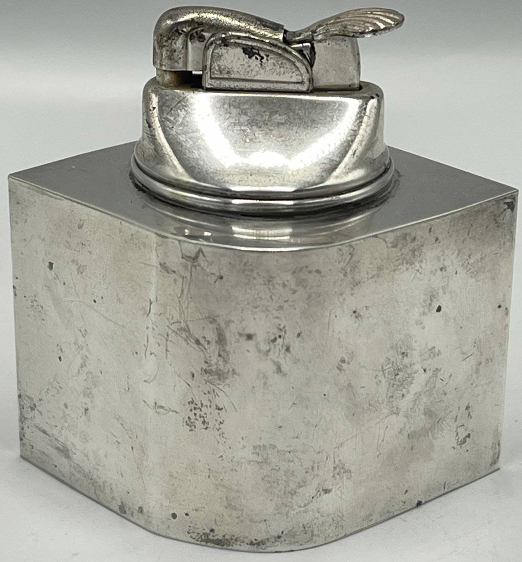 Vintage Sterling Silver Cartier Table Lighter Auction