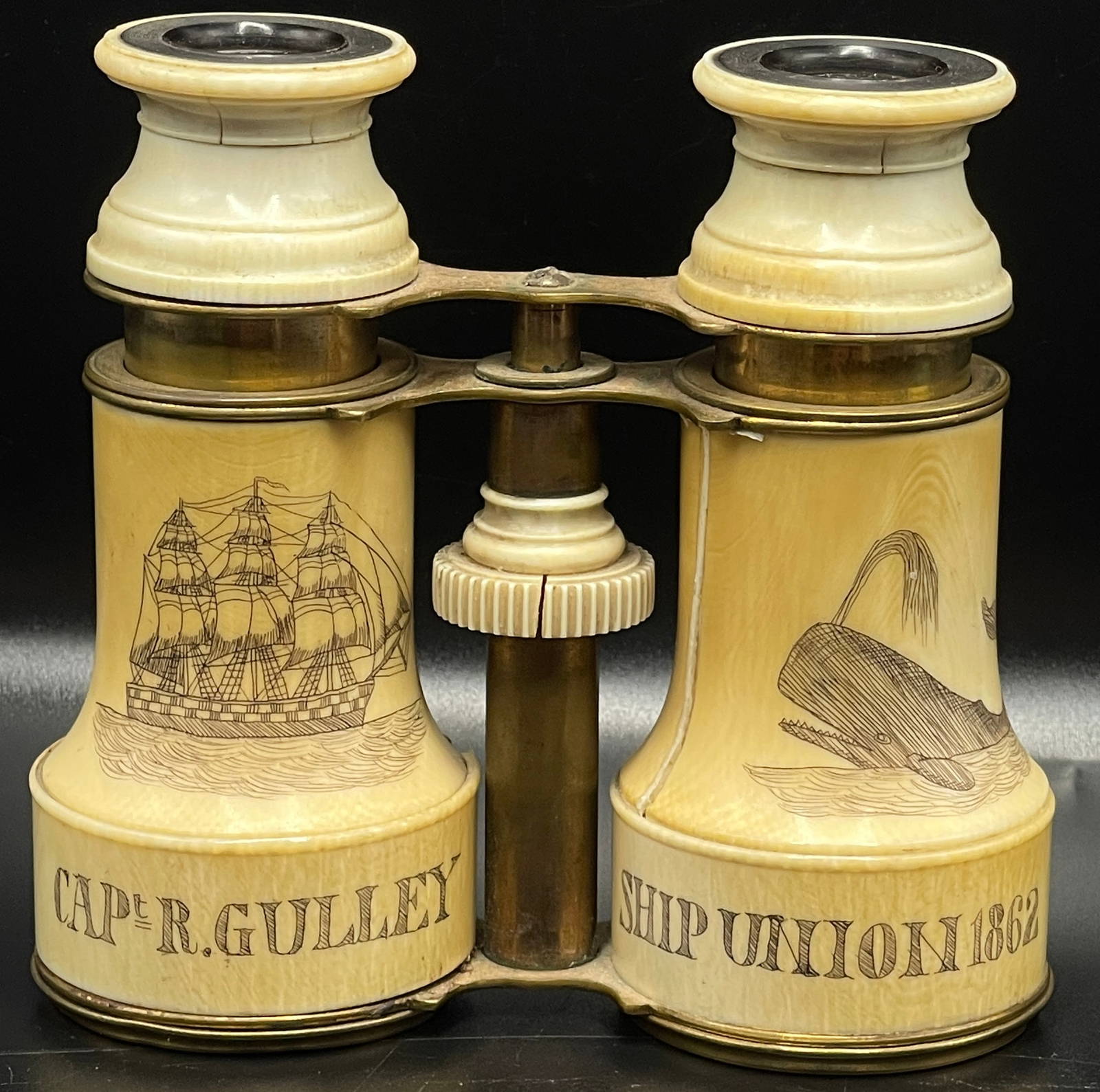 Naval Binoculars Identified To Capt Richard Gulley Auction