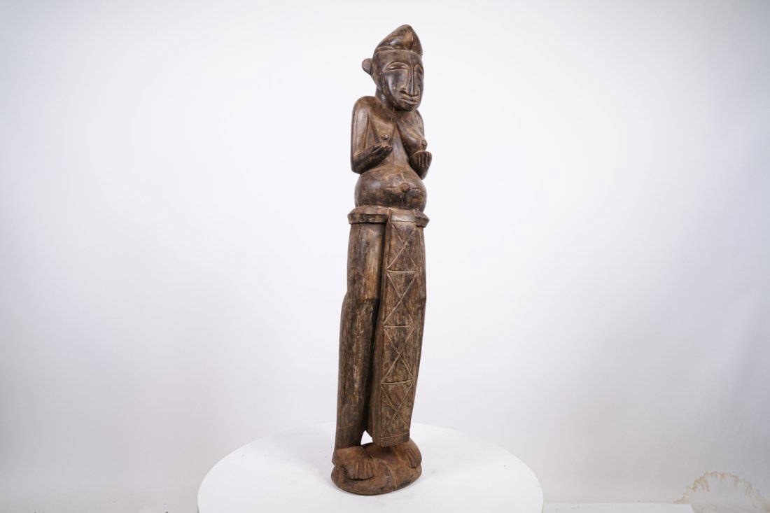 Senufo Female Figure From Cote D'ivoire Auction