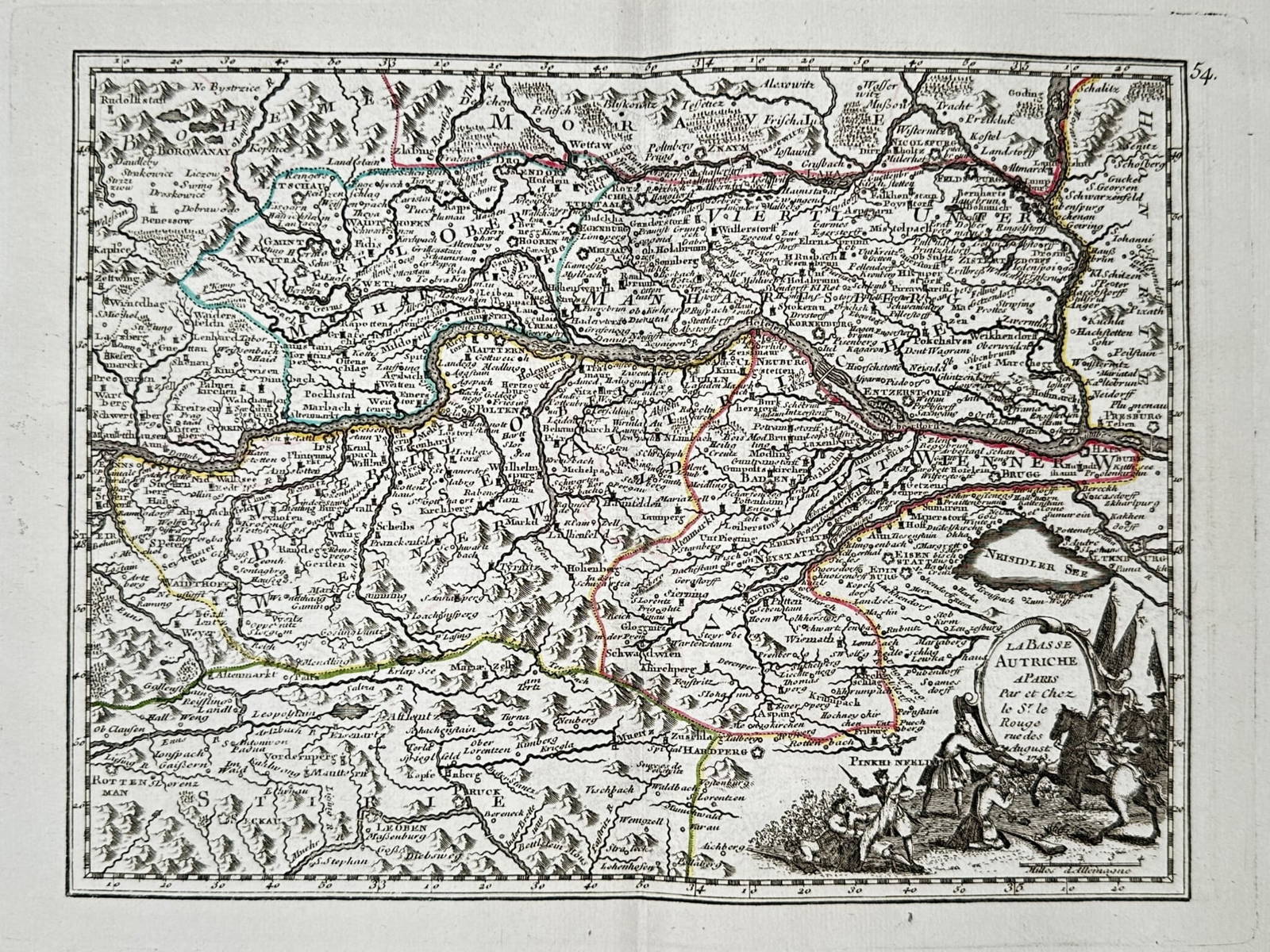 Georges-louis Le Rouge (1712–1790) – Map Of The Palatinate And The ...