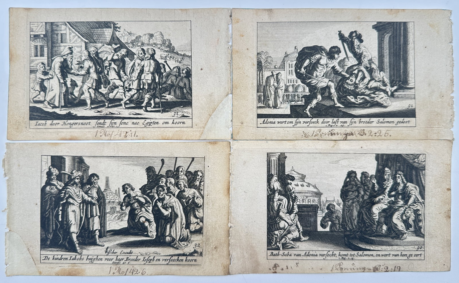 Pieter Schut – Set Of 4: Old Testament Biblical Narratives Of Jacob ...