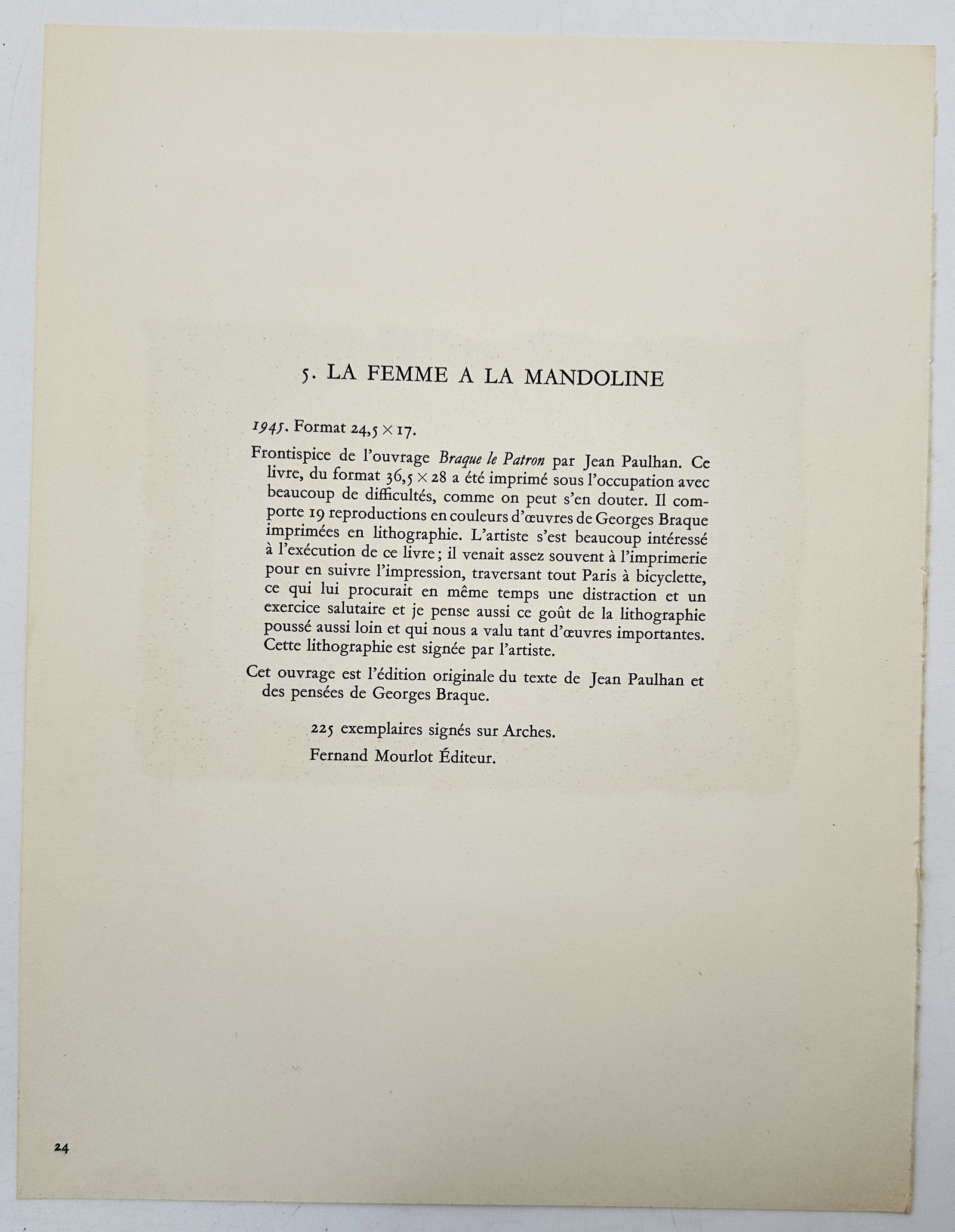 Georges Braque (1882–1963), After – Helios – Offset Print (20th Century ...