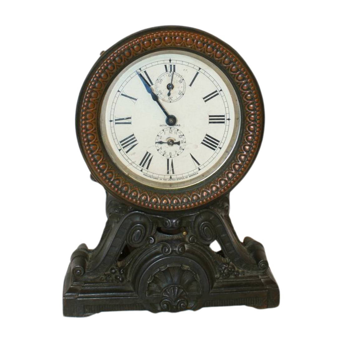 Antique Seth Thomas Long Alarm Clock Auction