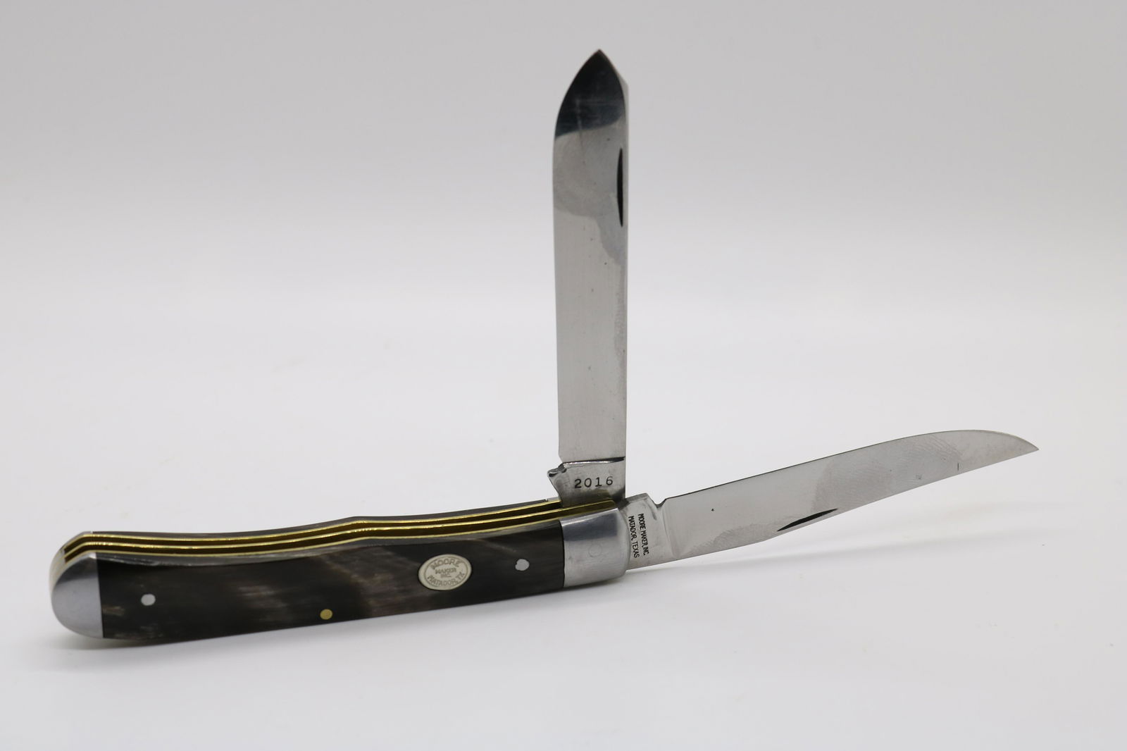 Moore Maker 5206ll Jumbo Trapper 2 Bladed Folding Knife