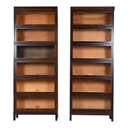 Art Deco American, Circa 1931 A Pair of Skyscraper Bookcases (#0074) on ...