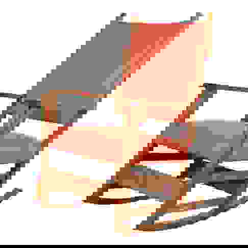 Gustav Stickley Arts & Crafts Oak And Leather Rocking Chair, Fully ...