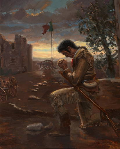 Jim Carson (b. 1942) Crockett's Prayer, 2005