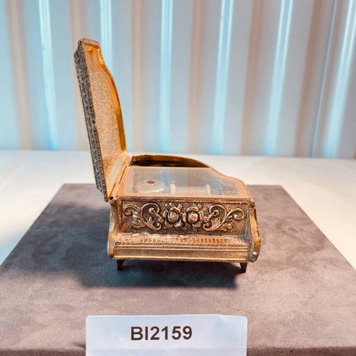 Brass Grand Sankyo Piano Music Box From Japan
