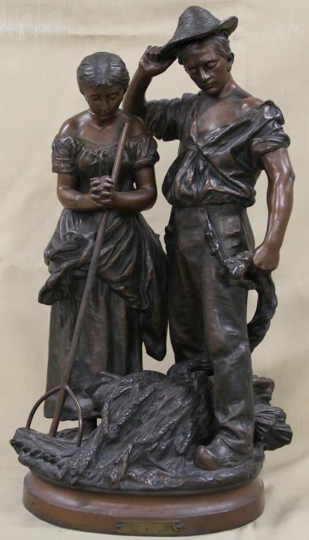 "Angelus" cast metal statue, Made in France, - Oct 24, 2019 ...