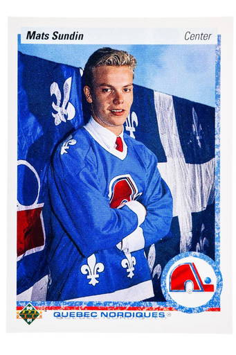 Mats Sundin 1989/90 Rookie Card Nordiques