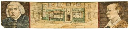 266: FORE-EDGE PAINTINGS -- [Dr. Samuel Johnson]. Poem
