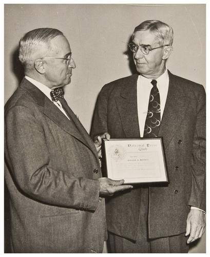 Truman, Harry And William D. Hassett National Pres