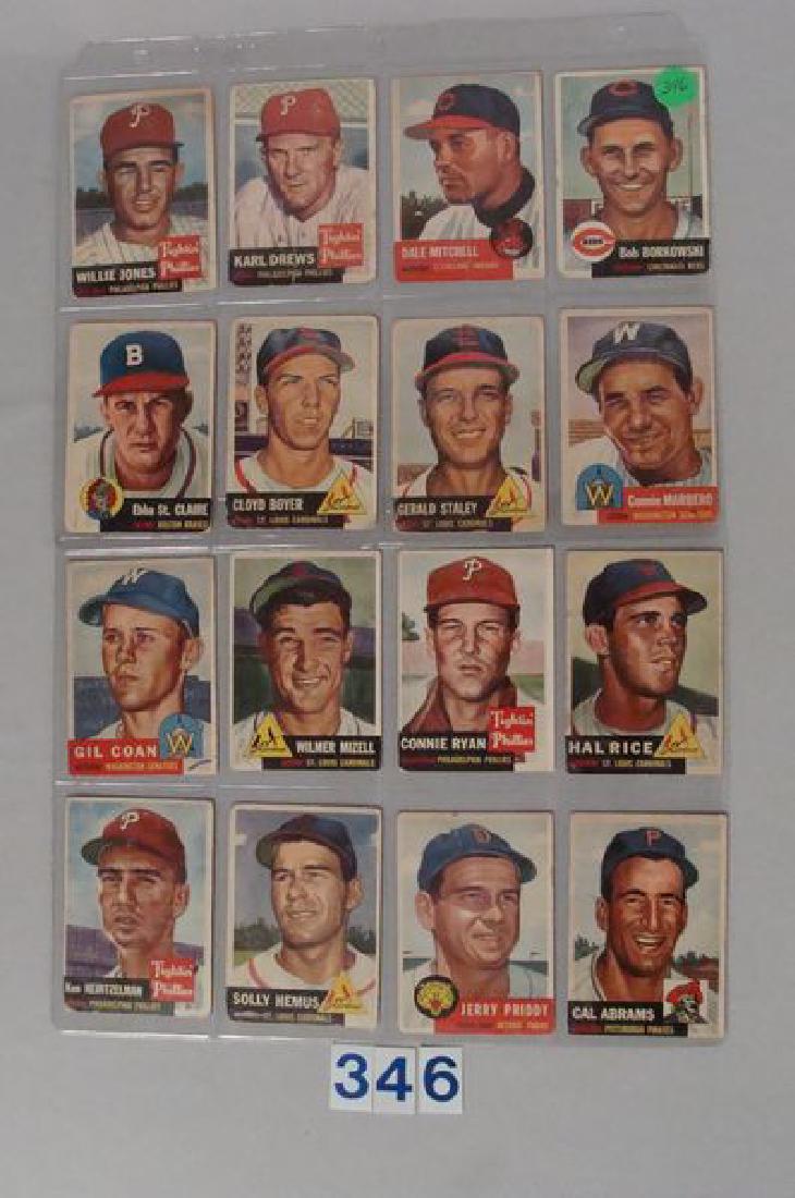 (26) 1953 Topps Baseball Cards