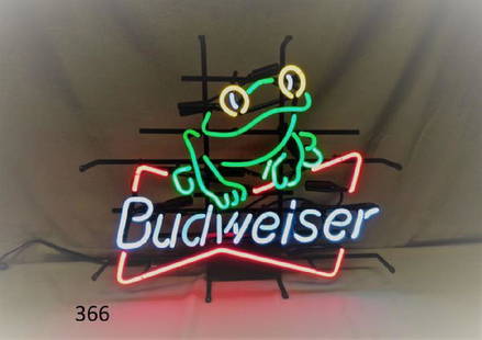 Neon Light Budweiser Chameleon