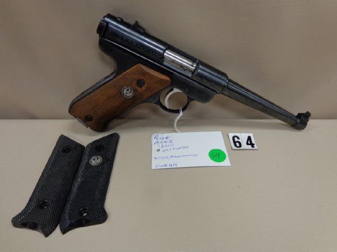 RUGER MARK-I, 22 CAL. LUGER STYLE SEMI-AUTO