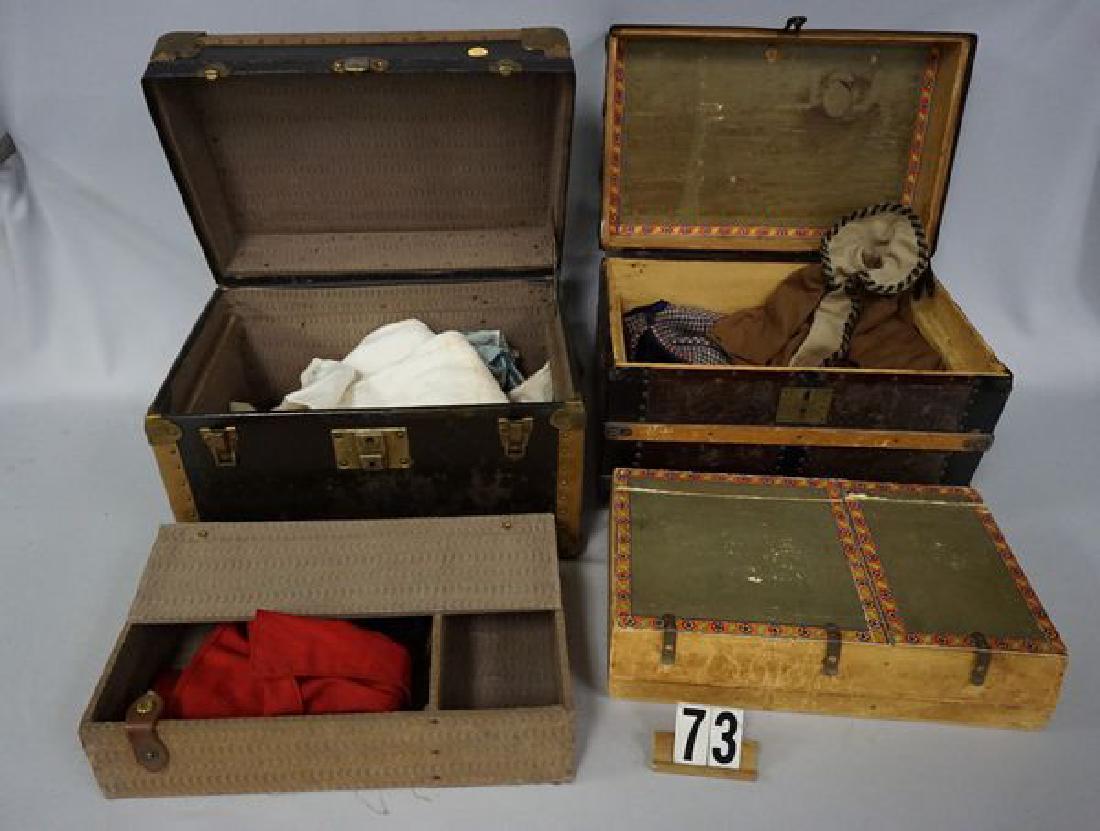 1308: Antique Doll Trunk and Contents.