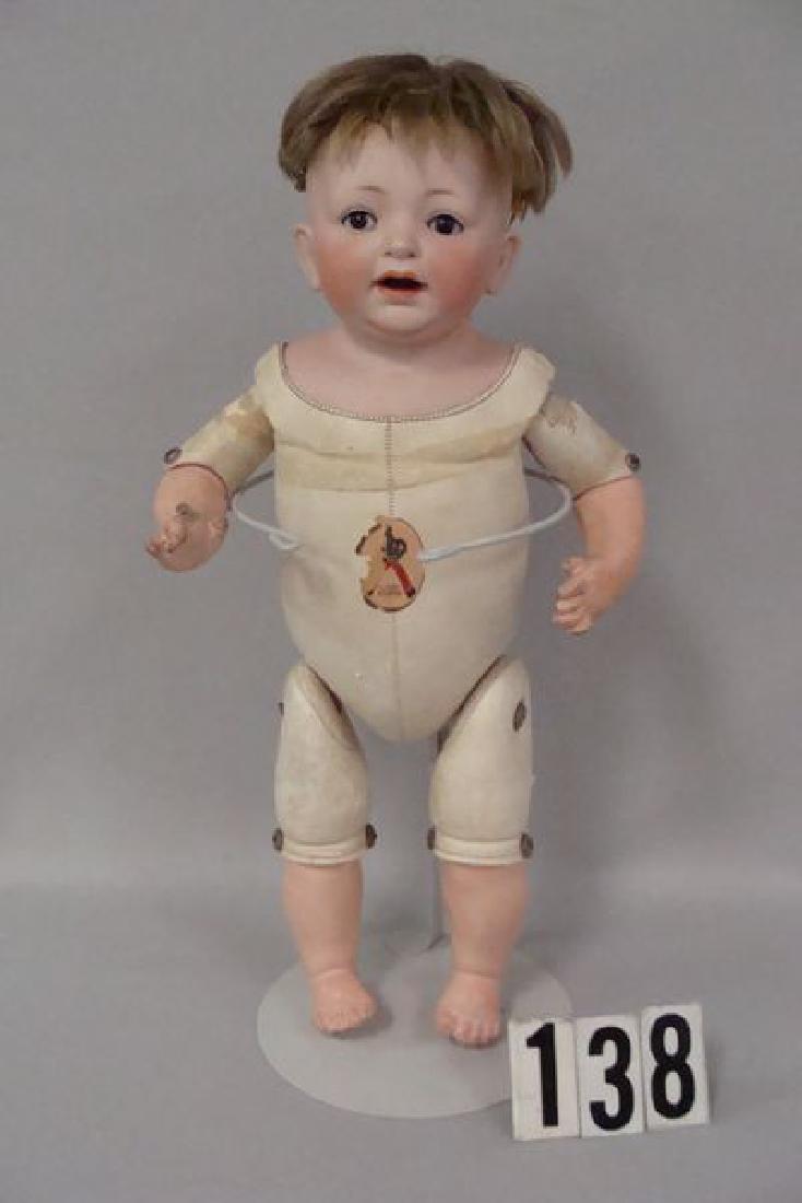 RARE 15 1/2 INCH J.D. KESTNER 235 CHARACTER FACE BABY