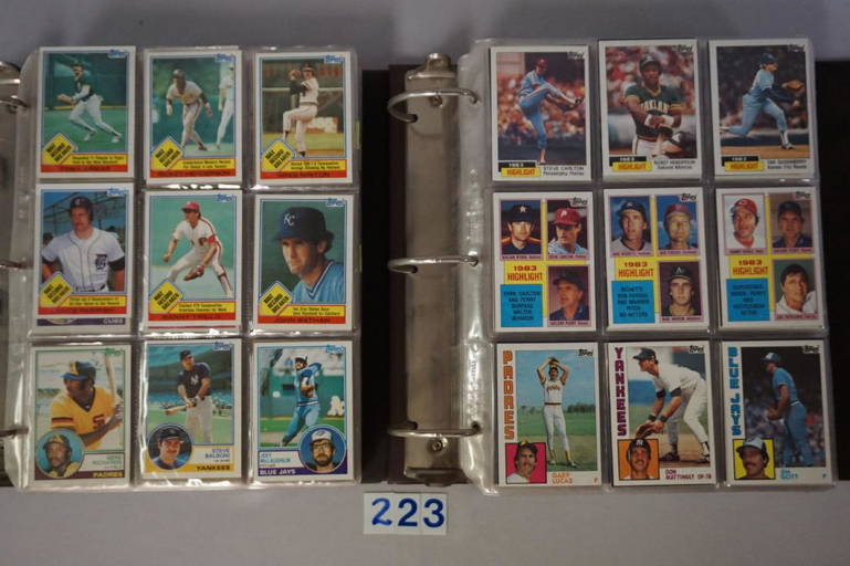 1983 & 1984 Topps Baseball Card Sets