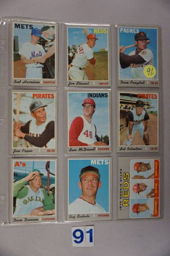 (25 Different) 1970 Topps Baseball Cards