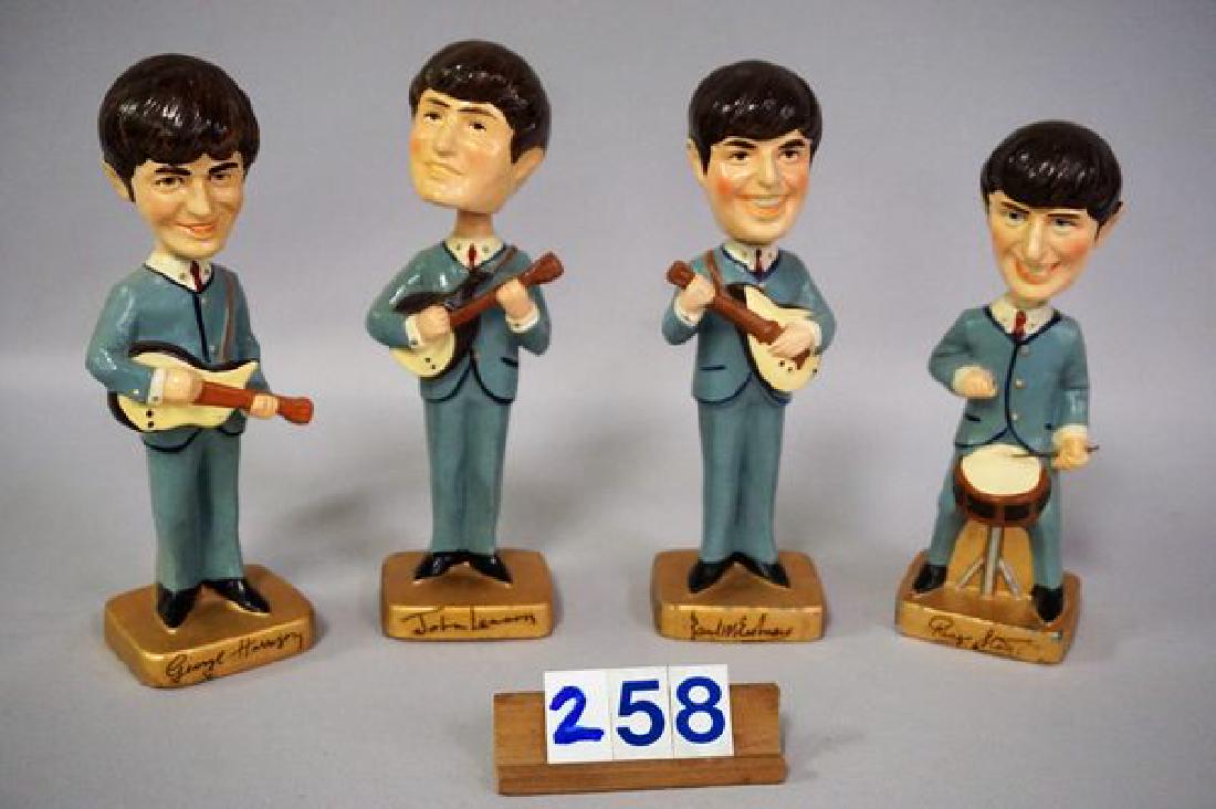 Set Of 4 Beatles Original Bobbleheads