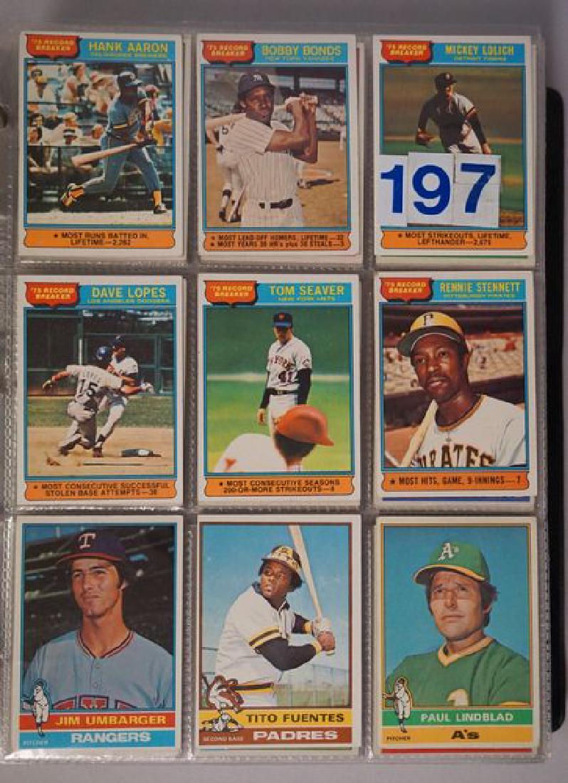 1976 TOPPS BASEBALL CARD SET