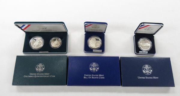 (3) Modern Commemorative Coin Sets:
