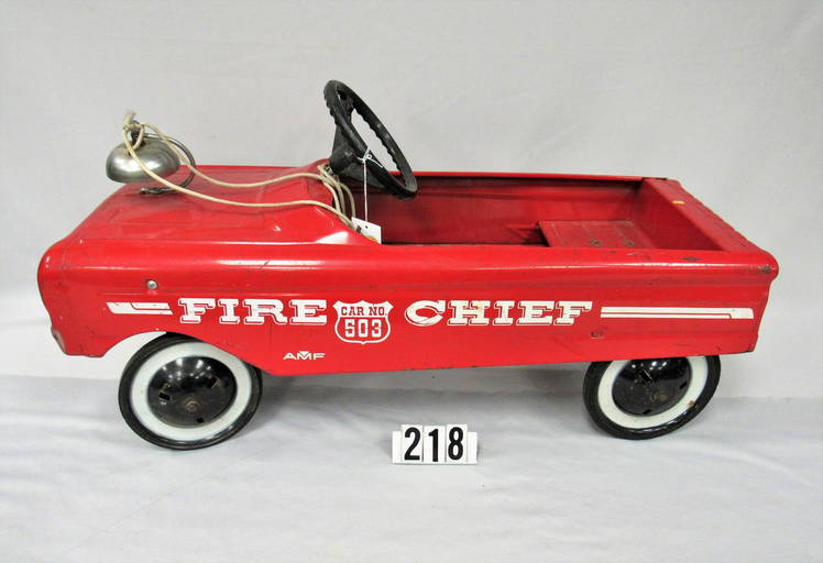 Amf Fire Chief Pedal Car: