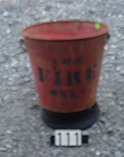 1111: PRR PENNSYLVANIA RAILROAD FIRE BUCKET