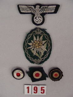 Ww Ii German Cockade Bullion & Headphone Box