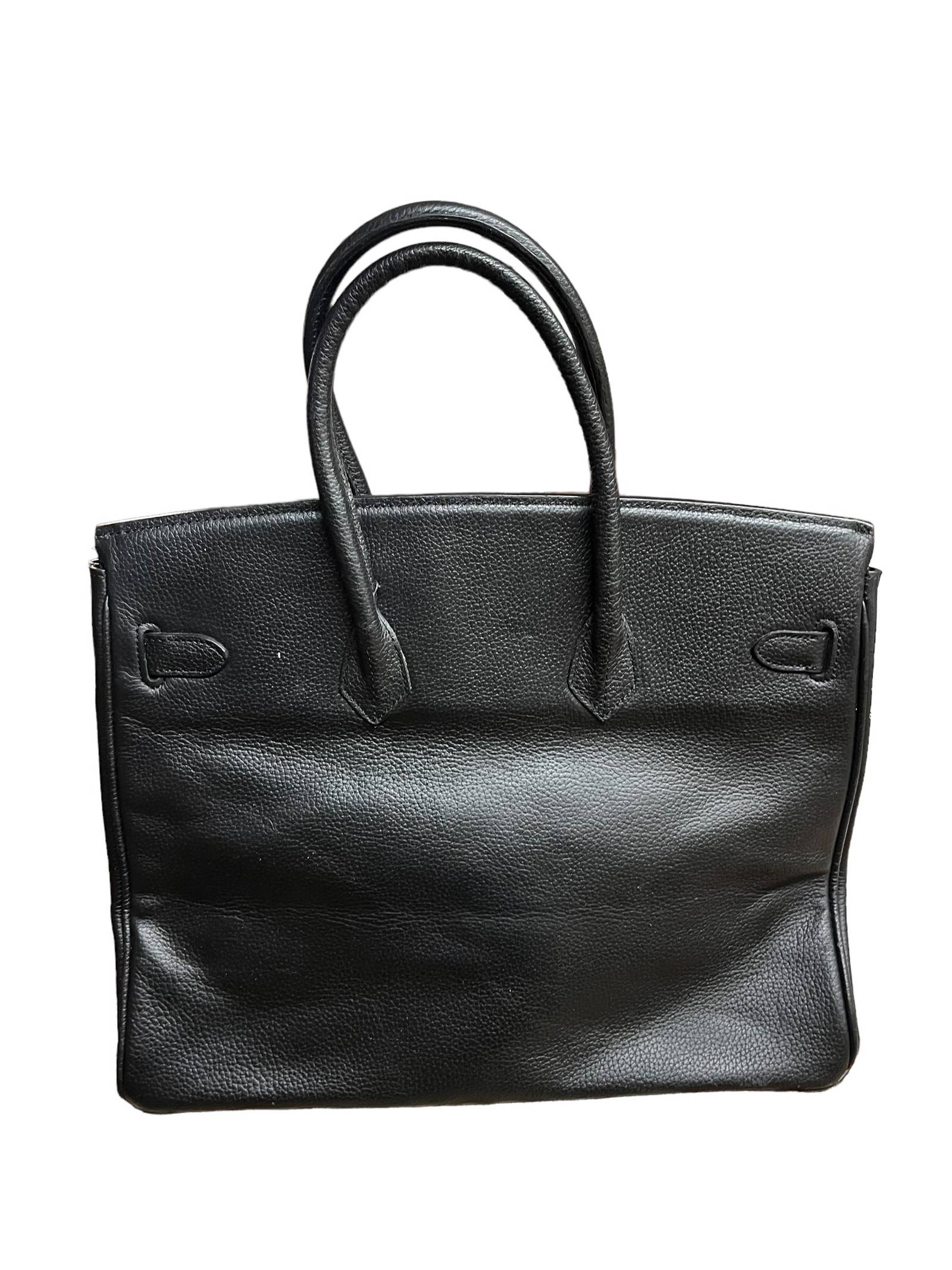 Authentic Black Hermes Hand Bag Auction