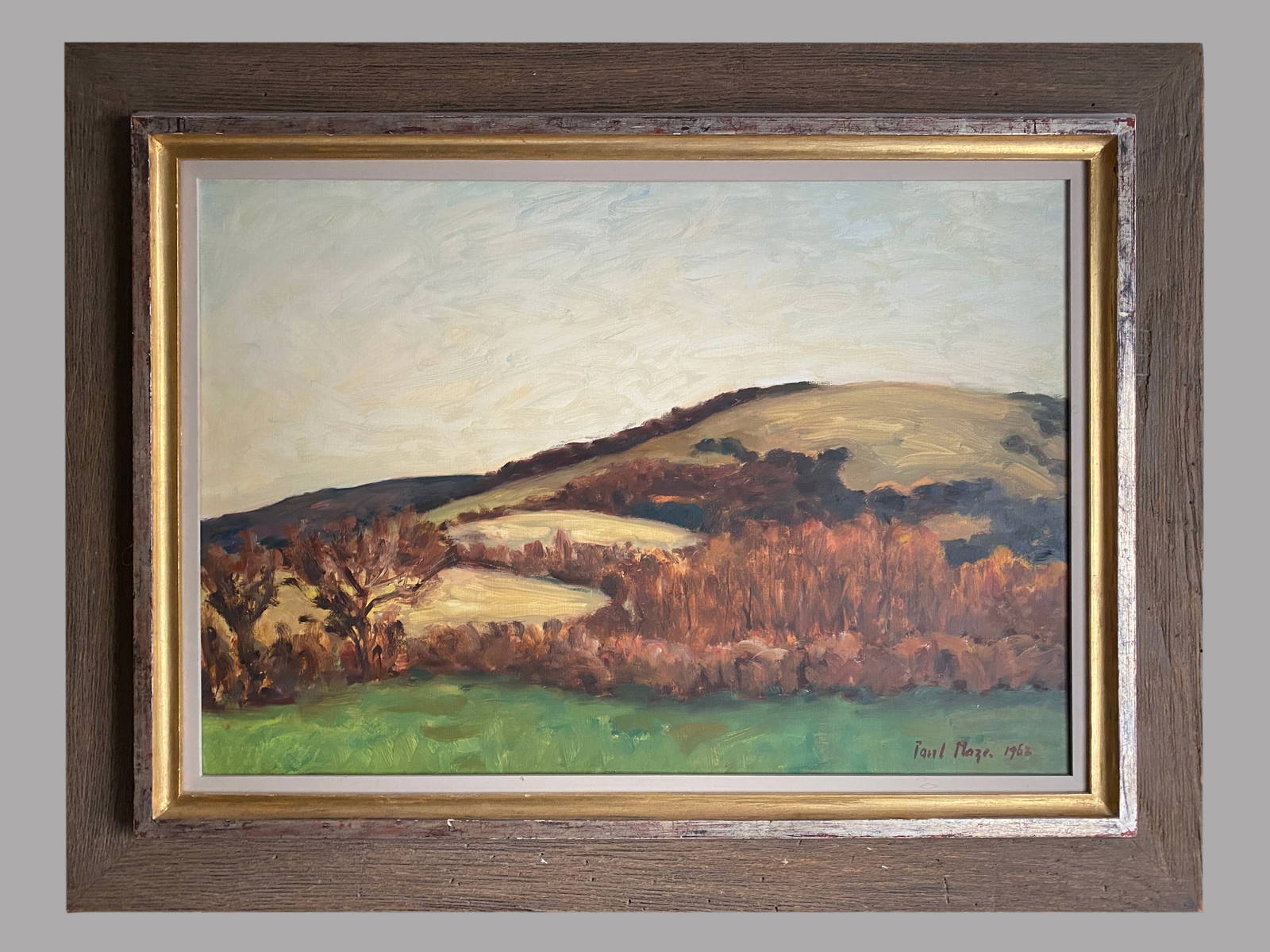 Paul Lucien Maze (1887 - 1979) "autumn Hills" 1962 - Oil On Canvas ...