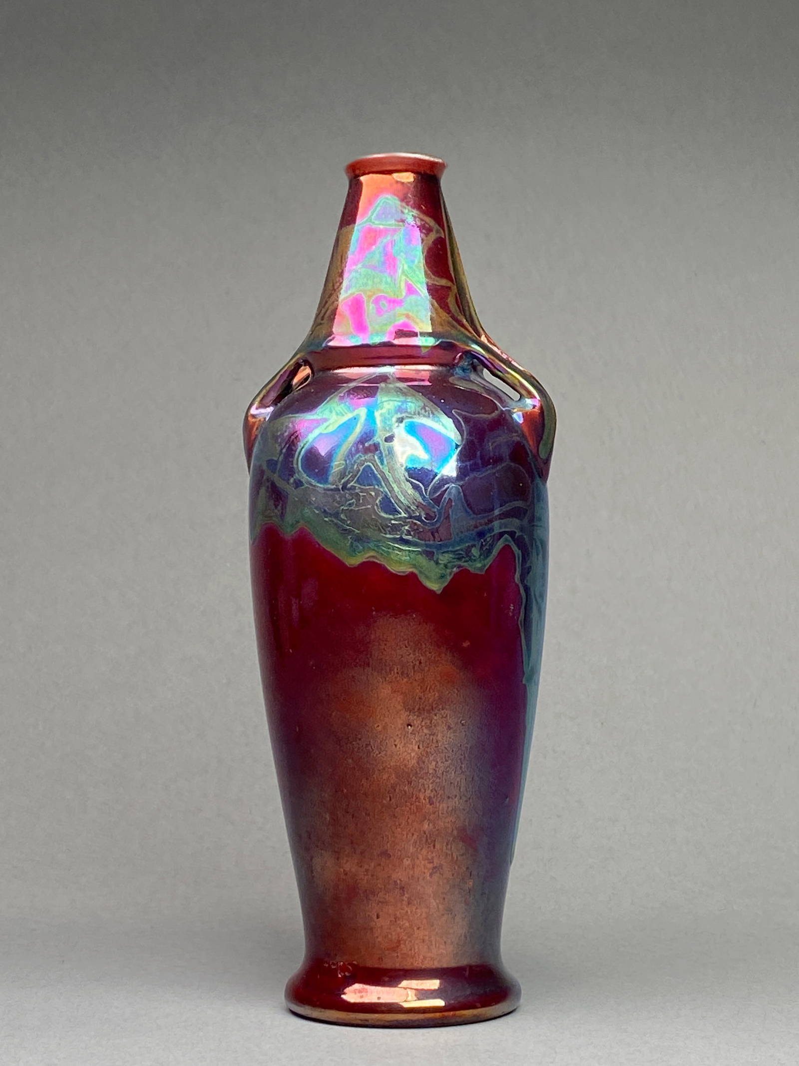 Extraordinary Rare Stunning Iridescent Vase By Bacs - Jean Barol – 1916 ...