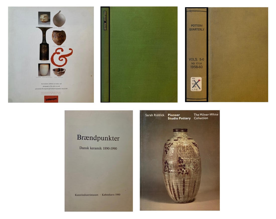 Lot Of 5 Books - Studio Ceramics And Scandinavian Pottery - Jun 19 ...