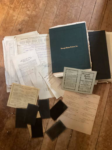 Early 1900's Borough Motion Pictures Paperwork and More (#0389) on Oct ...