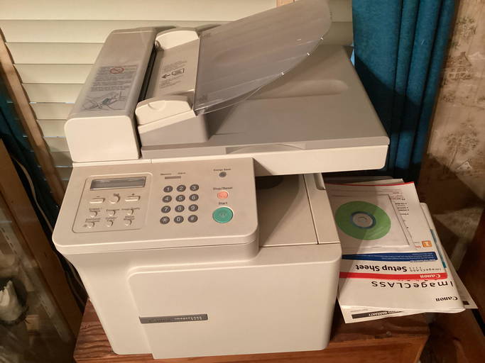 Canon Image Class D340 Printer With Papers