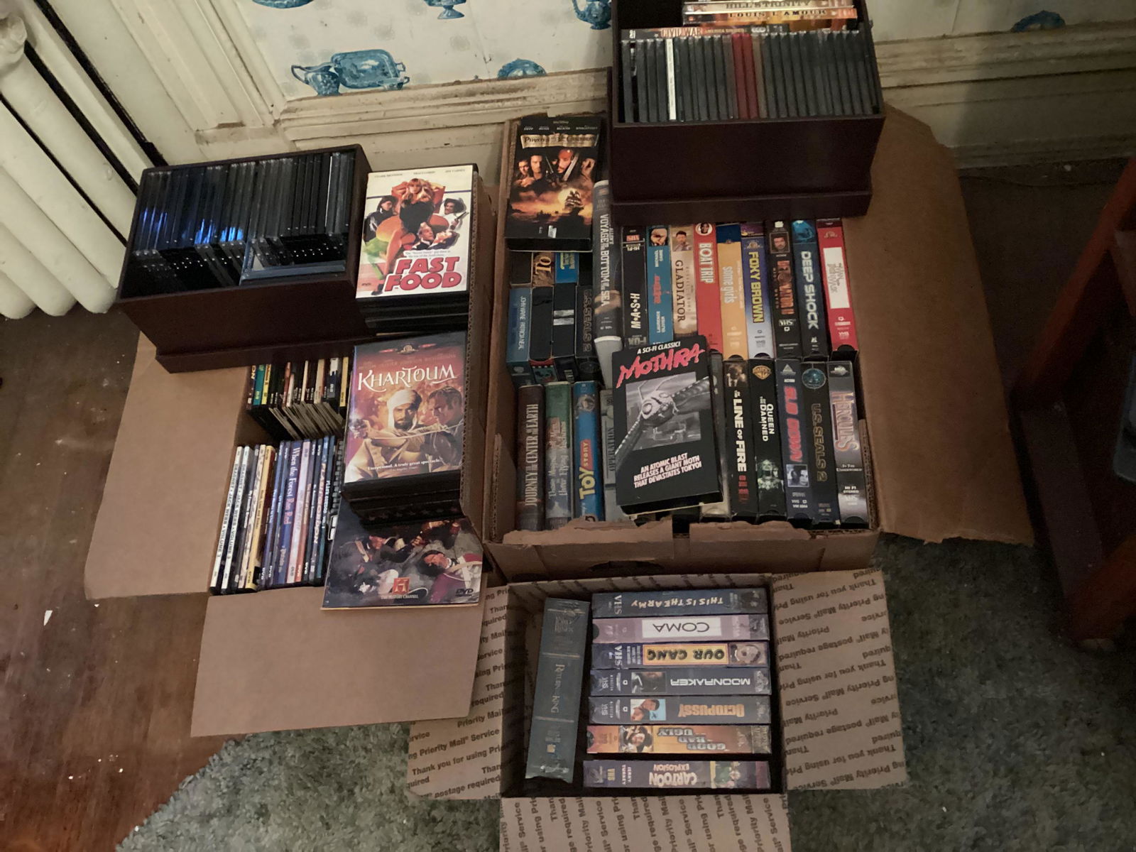 Large lot of VHS, DVDs and more - Oct 16, 2022 | P&P Vintage in NJ